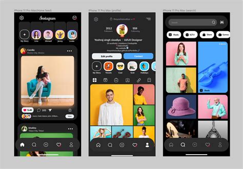 New Instagram Ui Figma