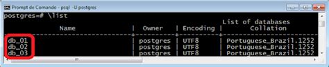 Dicas Sql Exibir Uma Lista Dos Bancos De Dados No Postgresql
