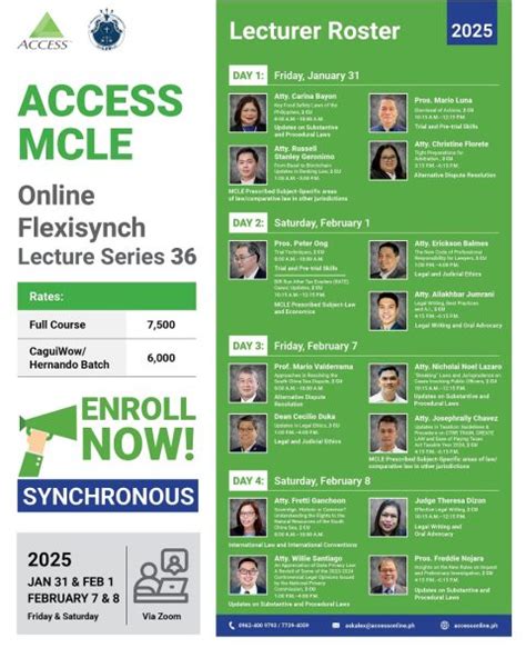 Mcle Lecture Series 36 Access Mcle