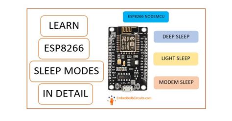 Hitesh Mathukiya On Linkedin Nodemcu Esp8266 Sleep Modes Tutorial Learn In