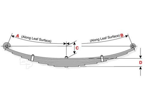 Replacement Freightliner Leaf Spring 6000 Lbs Capacity