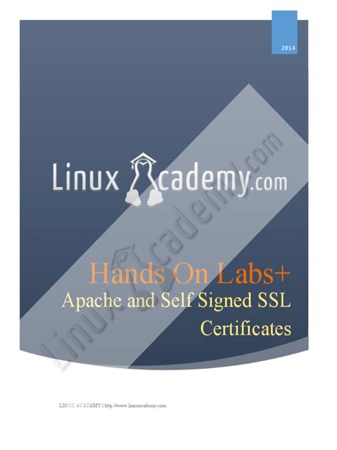 Hands On Labs Apache And Self Signed Ssl Certificates Pdf Public