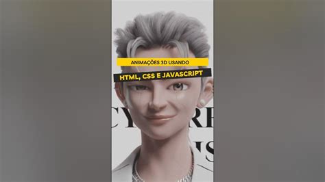 Animações 3d Usando Html Css E Javascript Shorts Youtube