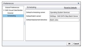 Easy Scheduling In Visual Data Builder Sas Visual Analytics 73 Sas