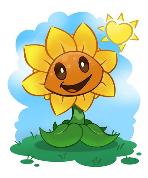 Cute Sunflower By Phantomreaper21 On Deviantart