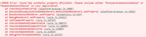 found the synthetic property flyinout please include either