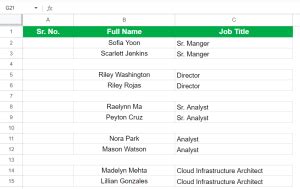 How To Number Rows In Google Sheets Serial Numbering