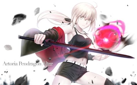 artoria pendragon, saber alter, and saber alter (fate and 1 more) drawn ...