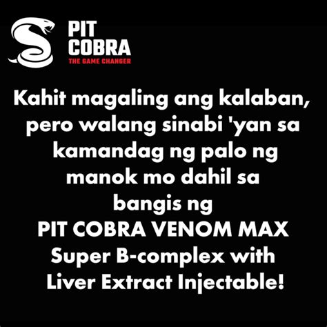 Pit Cobra Venom Max 100 Ml Injectable Super B Complex With Liver