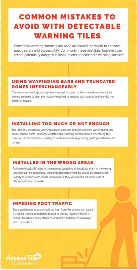 Common Mistakes To Avoid With Detectable Warning Tiles Access Tile