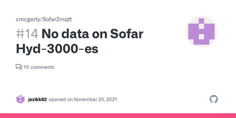 no data on sofar hyd 3000 es · issue 14 · cmcgerty sofar2mqtt · github