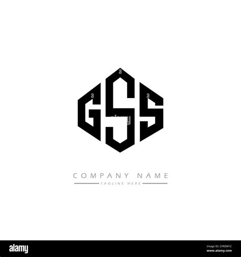 Gss Letter Logo Design With Polygon Shape Gss Polygon And Cube Shape Logo Design Gss Hexagon