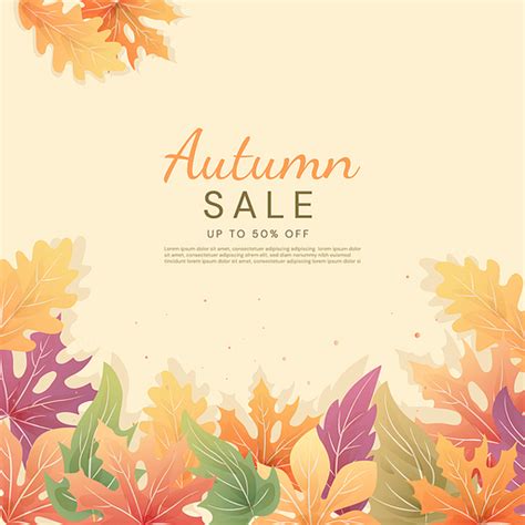 가을세일배경005 유토이미지 상세페이지 베이직샵 일러스트 22480956