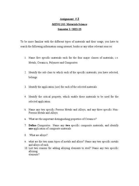 assignment 2 pdf science and mathematics technology and engineering