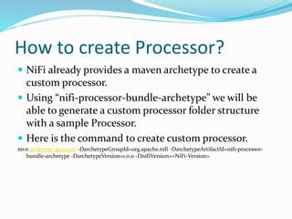 Apache Nifi Custom Processor PPT