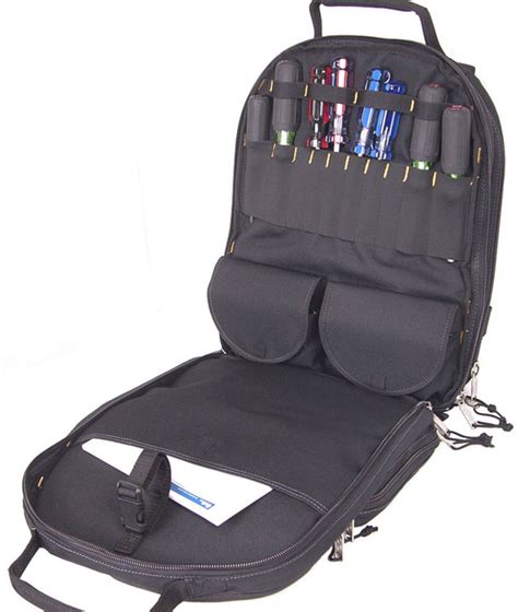 Custom Leathercraft 1132 75 Pocket Tool Backpack Tool Bags