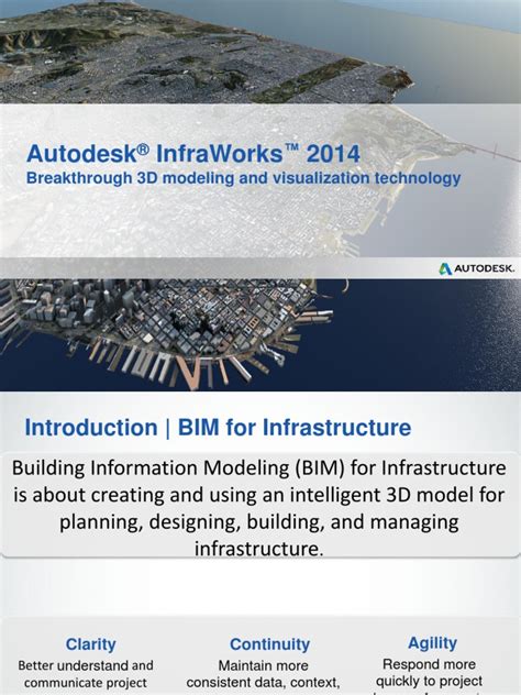 Autodesk Infraworks 2014 Presentation En Pdf Autodesk Building Information Modeling