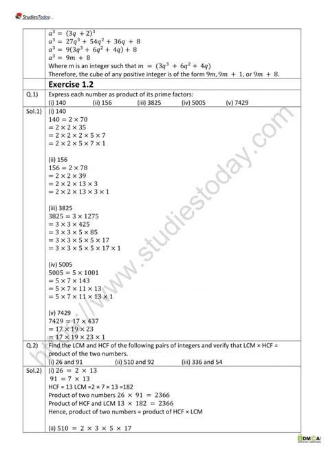 ncert solutions class 10 mathematics chapter 1 real numbers