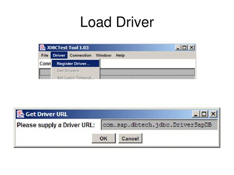 Ppt Jdbc Test Tool Powerpoint Presentation Free Download Id