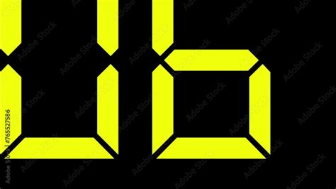 Countdown Animation Neon Bright Glowing Countdown Timer Animation Top