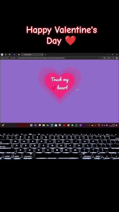 Happy Valentines Day Shorts Youtubeshorts Valentinesday Valentine Html Coding Css