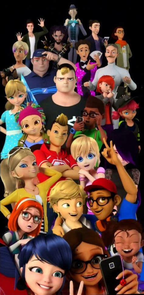 Miraculous Ladybug And Cat Noir All The Characters In Season Funny 😂