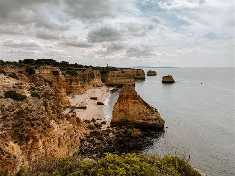 Beautiful Views At Praia Da Marinha Beach Algarve