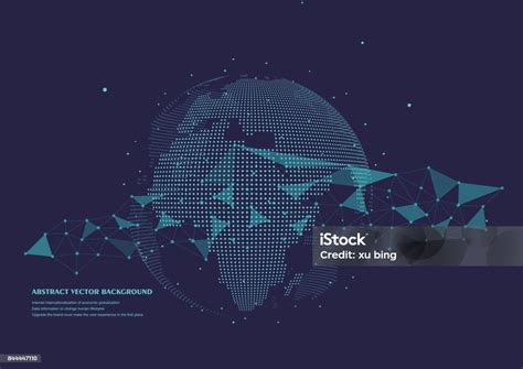 3 차원 추상 행성 세계화 국제화 벡터 배경 가상현실에 대한 스톡 벡터 아트 및 기타 이미지 가상현실 과학 구 Istock