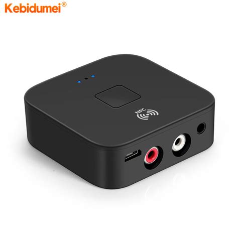 Kebidumei NFC Bluetooth Audio Receiver Mm AUX RCA Jack Simultaneously Play Auto On OFF