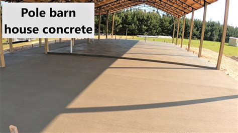 Building A Pole Barn With Concrete Floor Flooring Blog