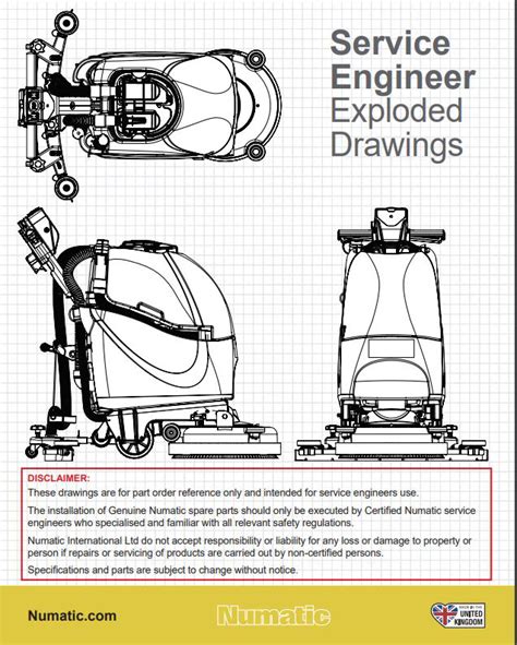 Nr4503 Service Engineers Exploded Drawing Numatic Support