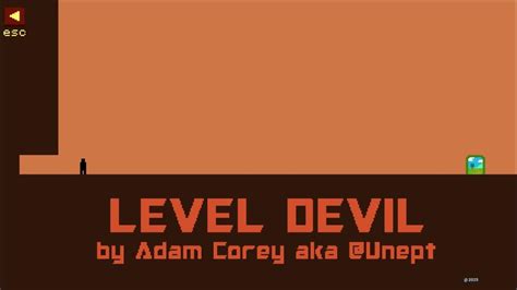 Level Devil 2 Game Play Free Online Puzzle Platform Game With Unexpected Challenges