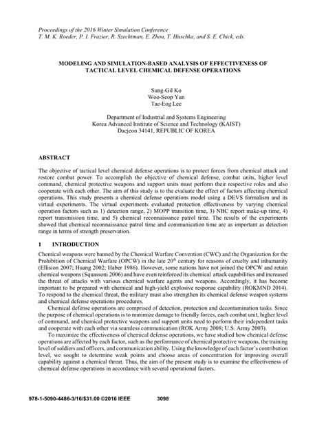 Pdf Modeling And Simulation Based Analysis Of Effectiveness Of