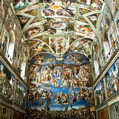 Michelangelo Famous Painting Sistine Chapel