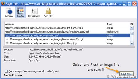 How To Save And Open Flash Swf Files From WebPages