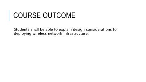 Module 5 Wireless Network Design Considerations Pptx Computer