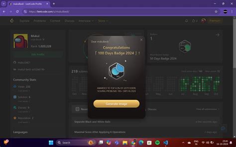 Mukul Bedi On Linkedin 100daysofcode Leetcode Codingjourney Problemsolving Growthmindset