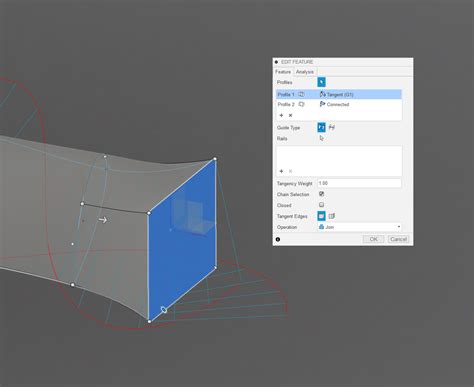 Loft Error Tangent And Self Intersection Autodesk Community