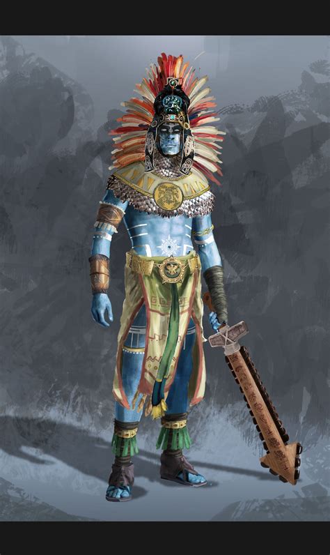 Artstation Huitzilopochtli Aztec God Of War Yashaswi Karthik