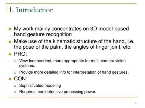 PPT D Model Based Hand Gesture Recognition And Tracking PowerPoint Presentation ID