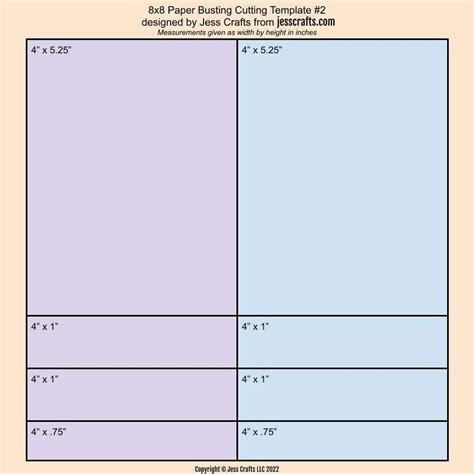 A2 Paper Busting Templates Artofit