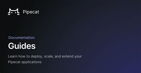 Guides Pipecat