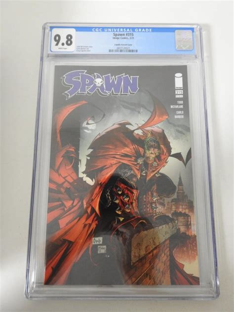 Spawn 315 Greg Capullo Variant Cover 2021 Cgc 9 8 Comic Books