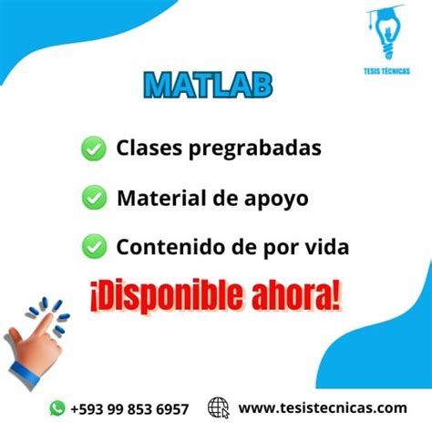 Cursos De Matlab Tesis Técnicas