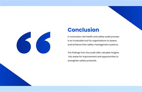Health And Safety Audit Ppt Template Download