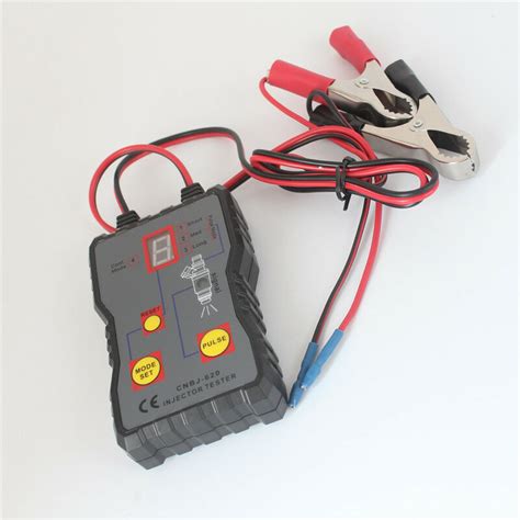 자동차 연료 인젝터 테스터 휴대용 자동차 연료 압력 시스템 진단 스캔 테스트 도구 게이지 12v 4 펄스 모드 자동차 수리 도구