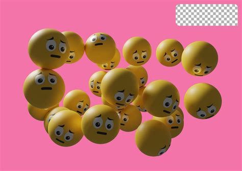 Premium Psd 3d Render Emoji Illustration Of Emoticon Faces Character
