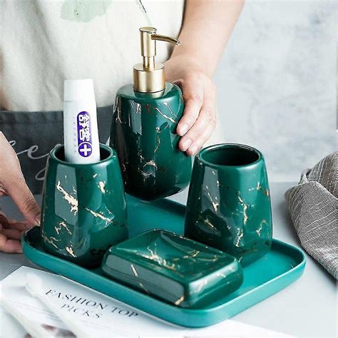 Ceramics Bathroom Set Bathroom Accessory Set Accessories Complete Set