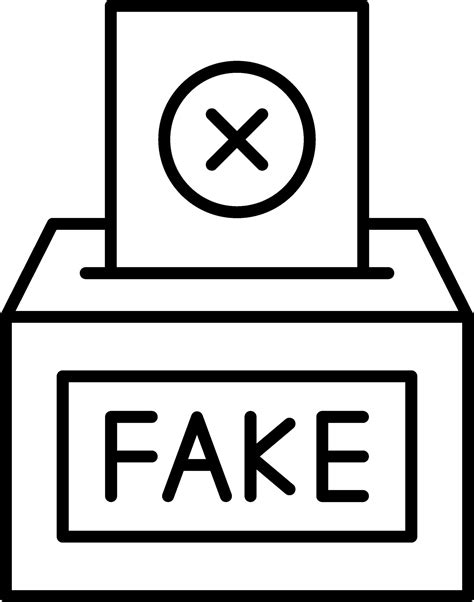 Fake Line Icon 36736232 Vector Art At Vecteezy