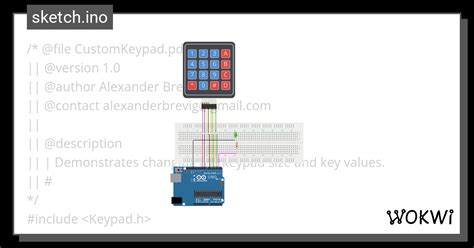 Keypad Wokwi Esp32 Stm32 Arduino Simulator